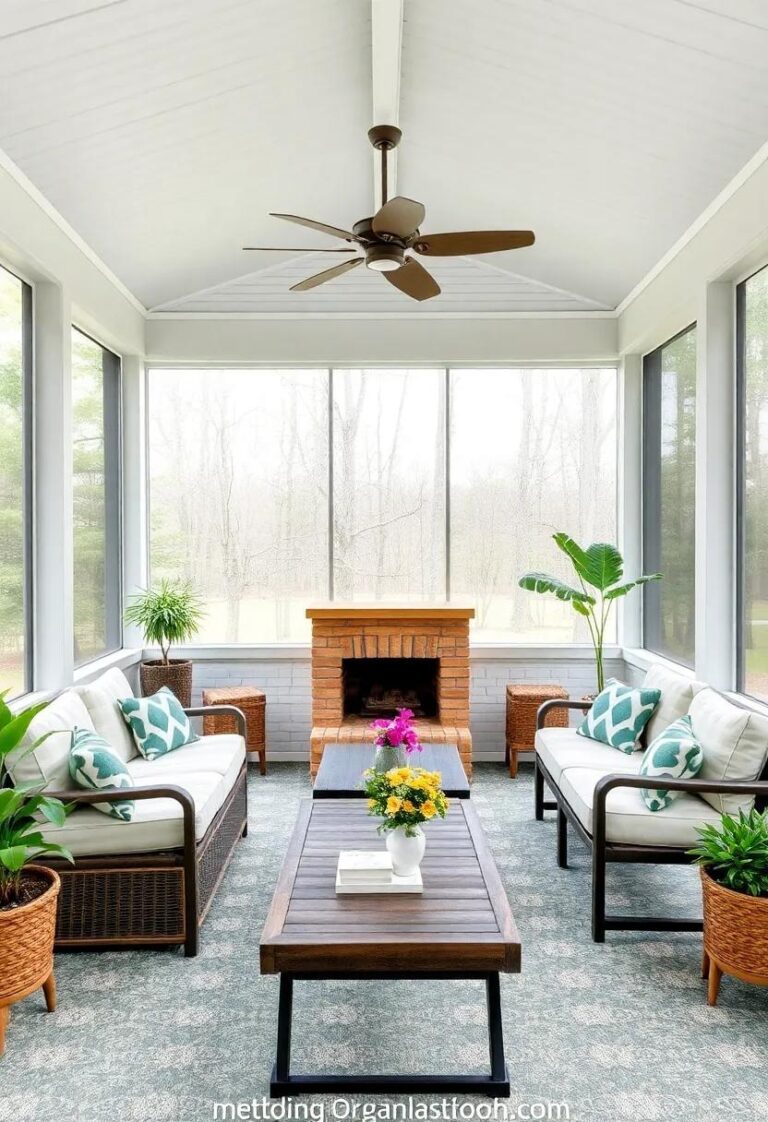 25 Inspiring Large Screened Porch Ideas: Create Cozy Multi-Zone Spaces
